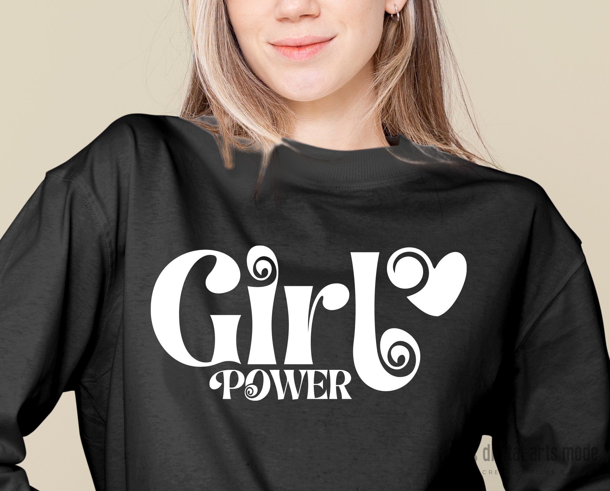 Girl Power SVG PNG PDF, Motivational Svg, Self Love Svg, Inspirational ...