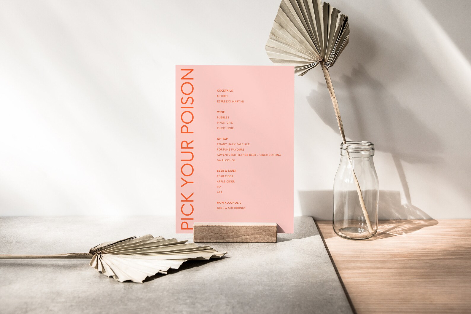 Wedding Menus | Drinks Menu | Table Menu | Customisable Template ...