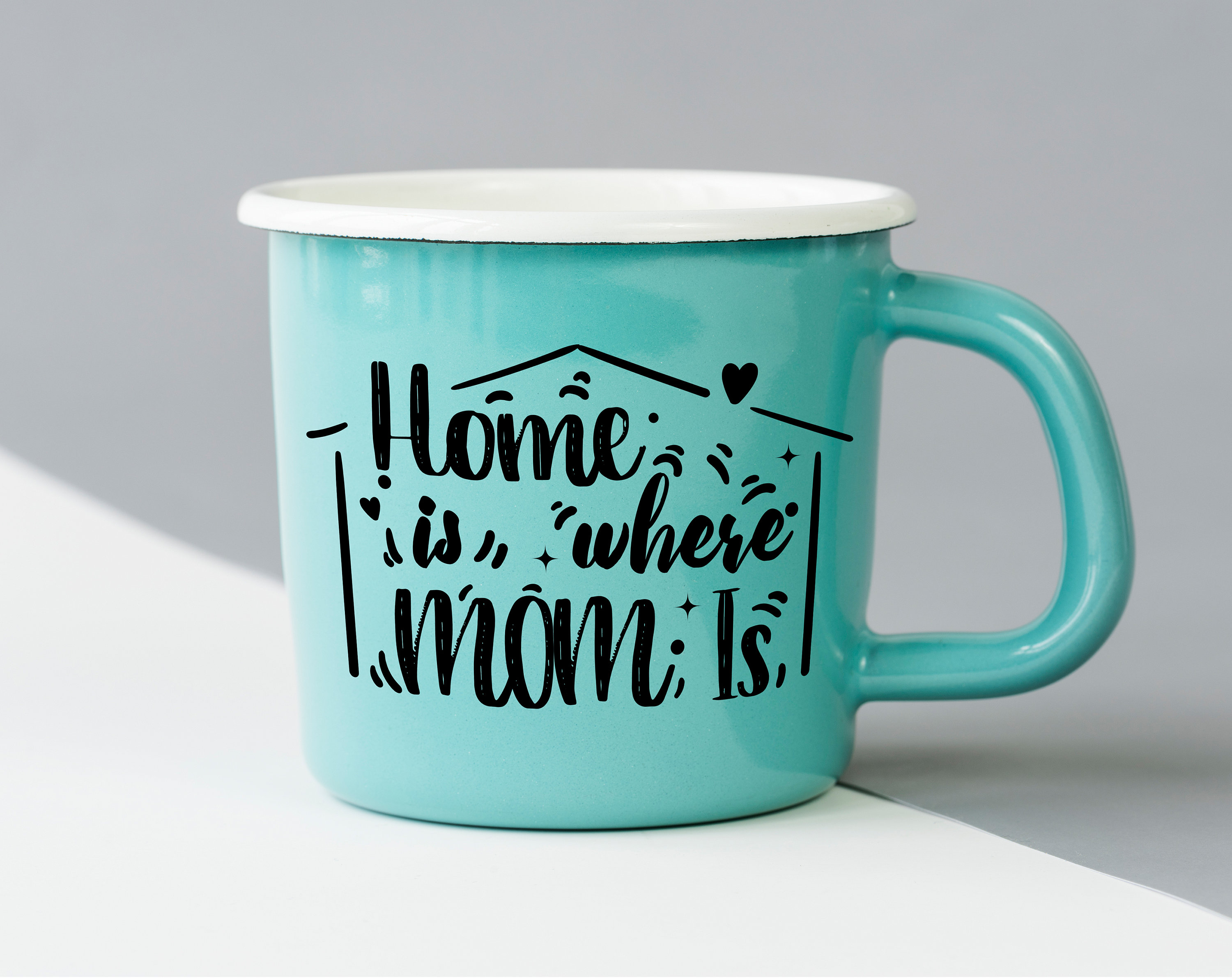 Home is Where Mom is SVG/PNG Files Mothers Day Mothers | Etsy