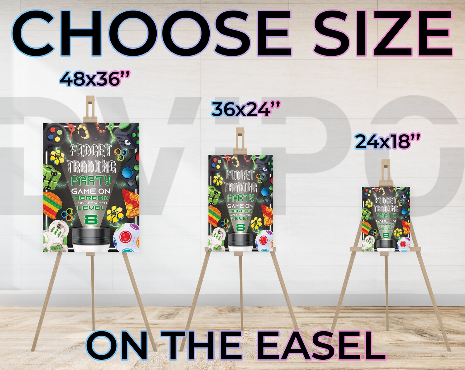 Fidget Trading Birthday Party Poster Pop Bubble Fidget Toy - Etsy