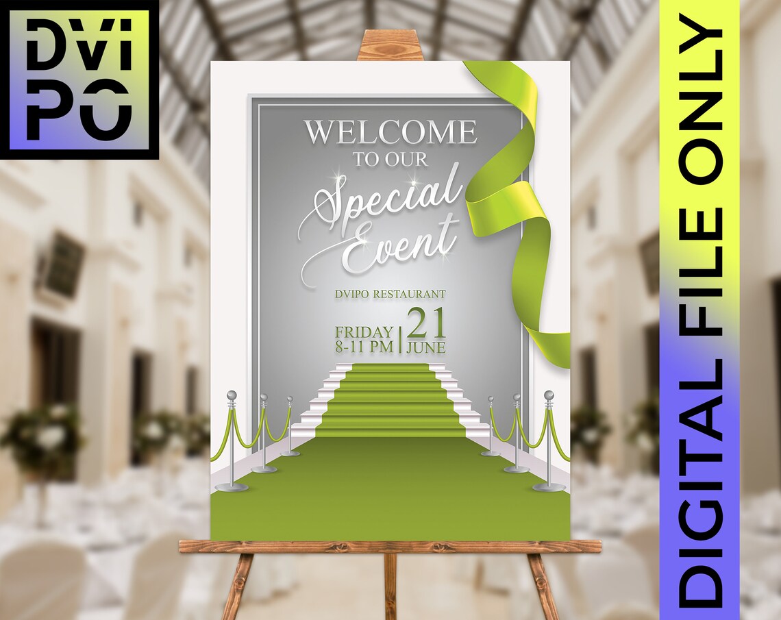 Grand Opening Welcome Sign, Corporate Event Poster, Business Event Sign ...