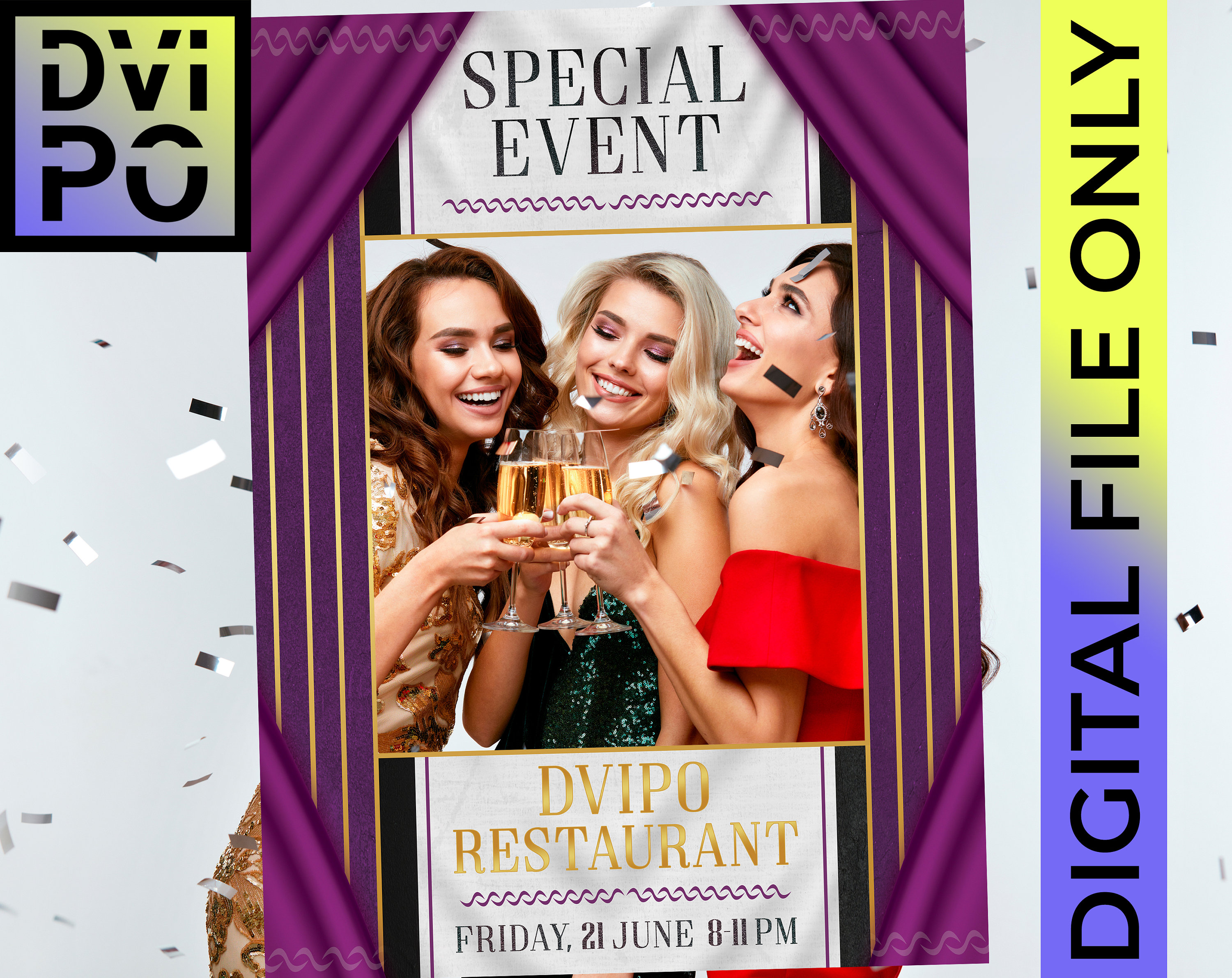 Corporate Event Photo Booth Frame, Business Event Frame, Grand Opening ...