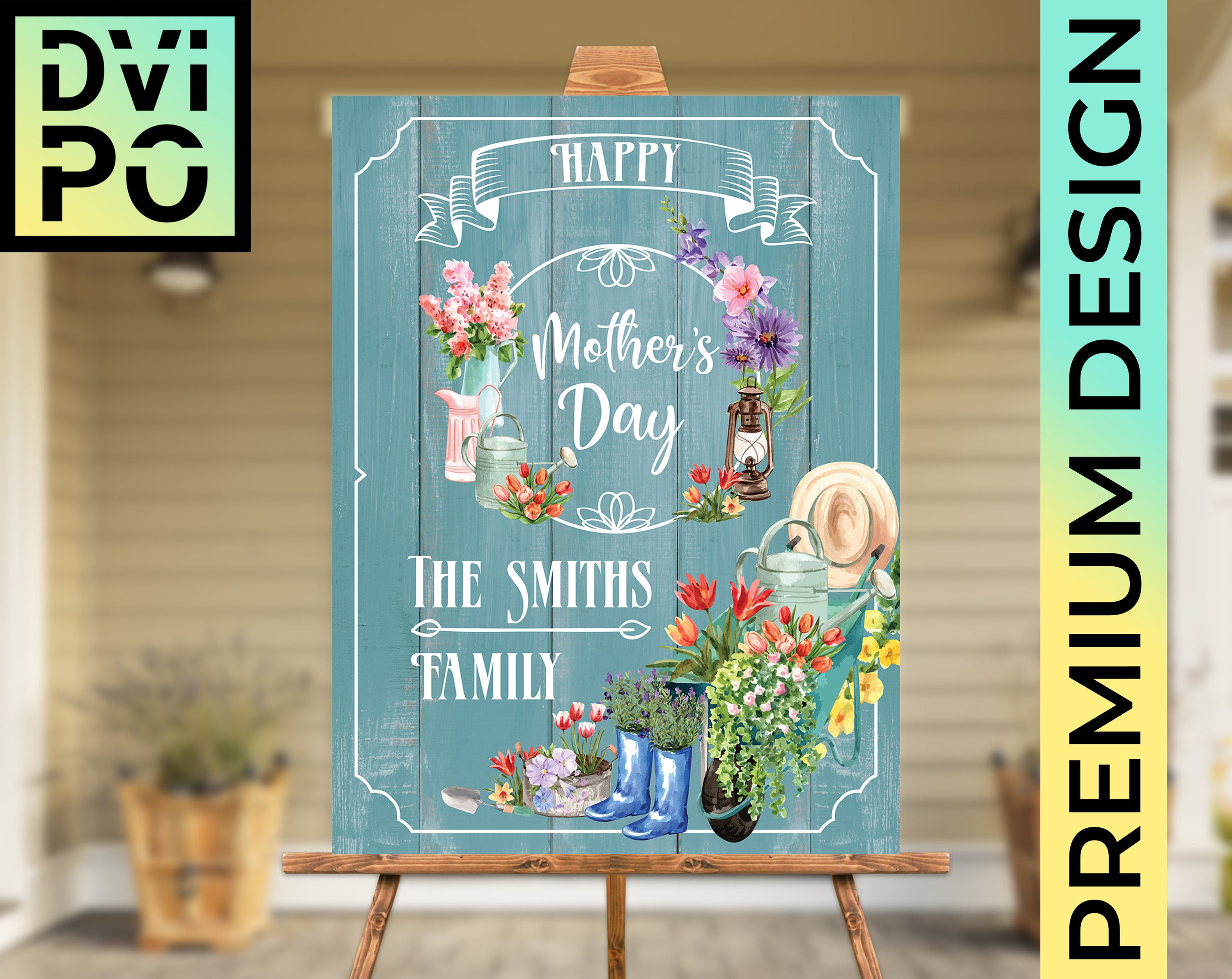 Mother’s Day Welcome Sign, Rustic Mother’s Day Poster, Family ...