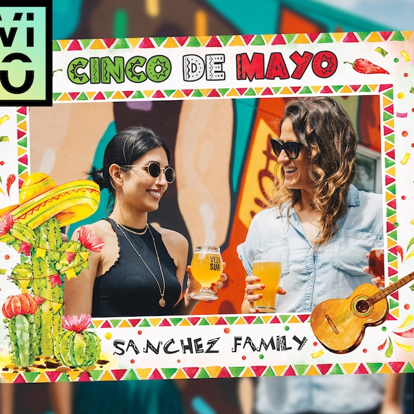 Fiesta Photo Booth Frame - Etsy