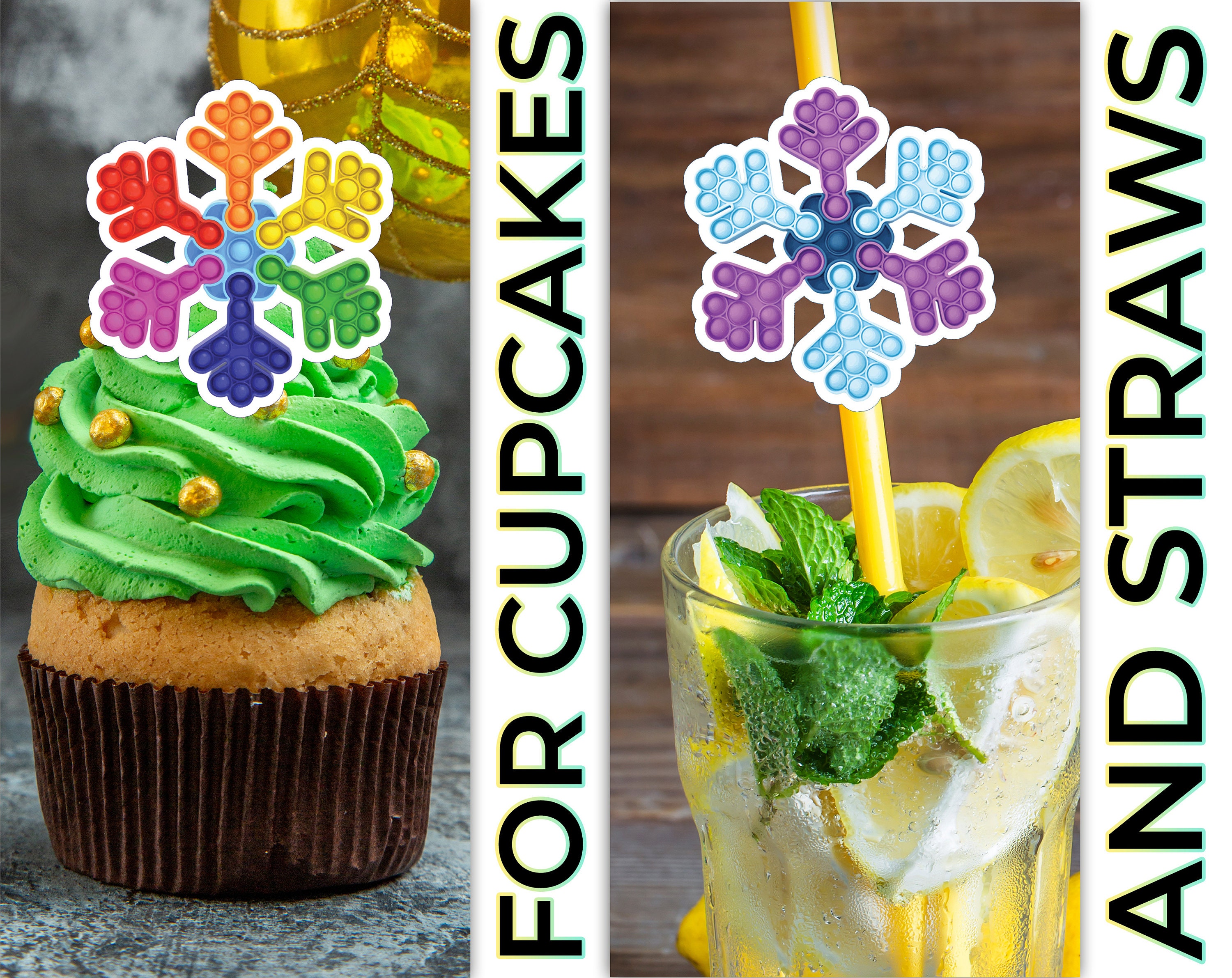 Christmas Party Fidget Snowflake Gifts, Poppin' Around the Christmas ...