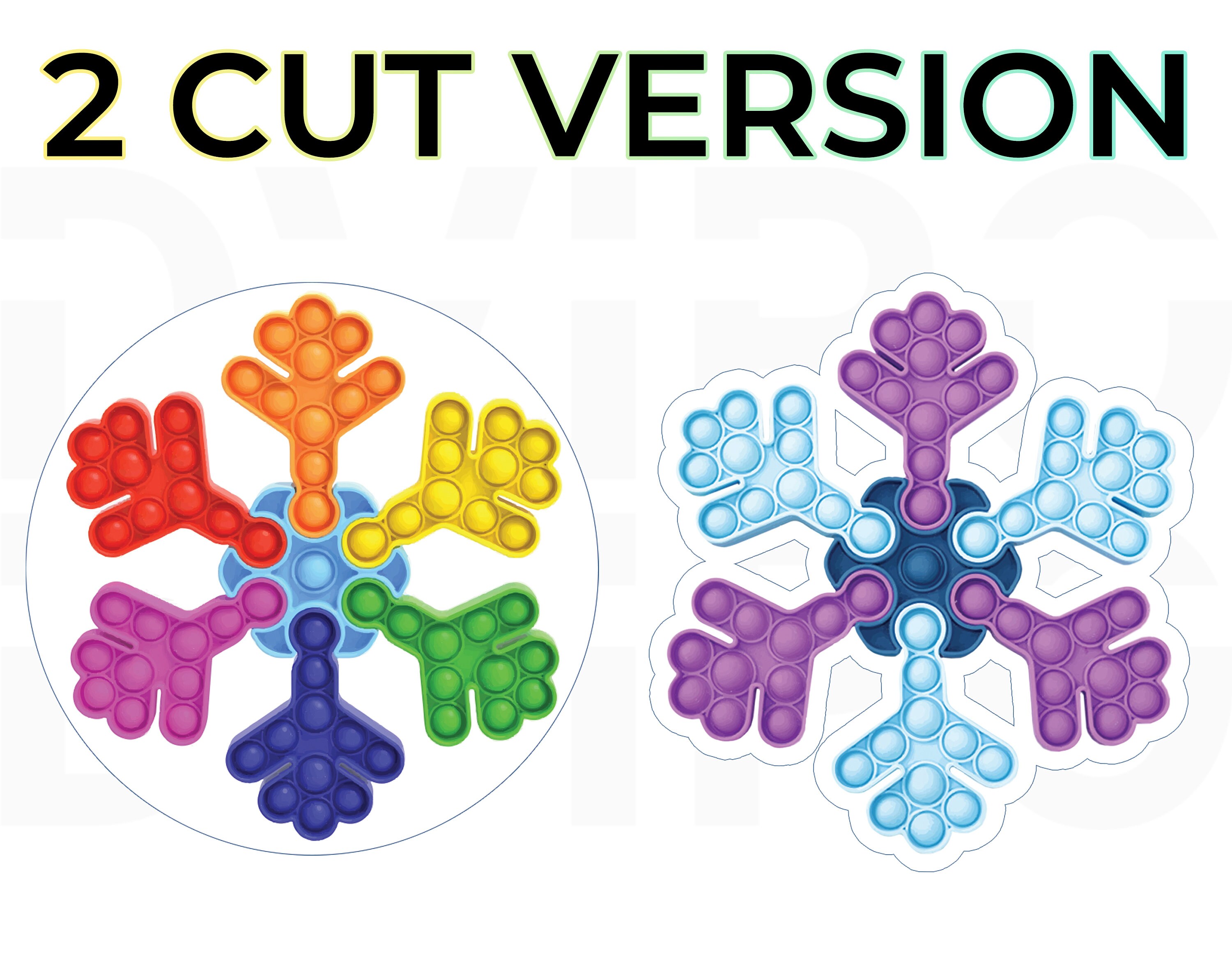 Christmas Party Fidget Snowflake Gifts, Poppin' Around the Christmas ...