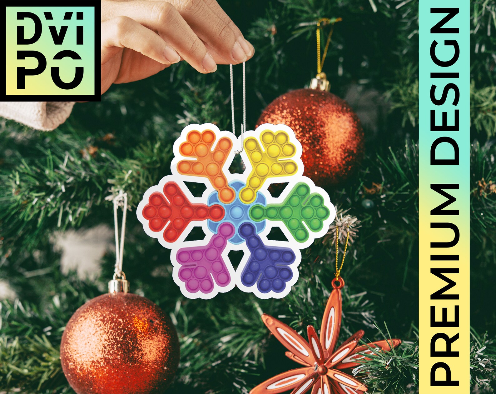 Christmas Party Fidget Snowflake Gifts, Poppin' Around the Christmas ...