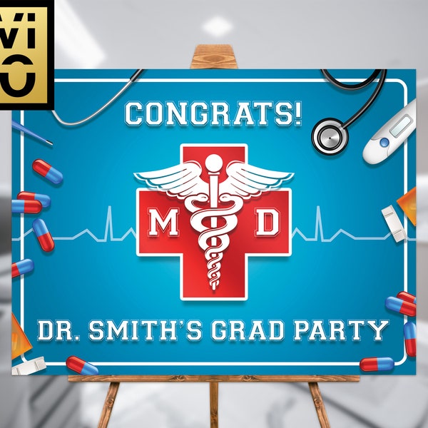 Medical School Graduation Welcome Sign - Etsy