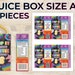 Fidget Pop Juice Pouch Labels, Juice Paper Box Label, Pop Party ...