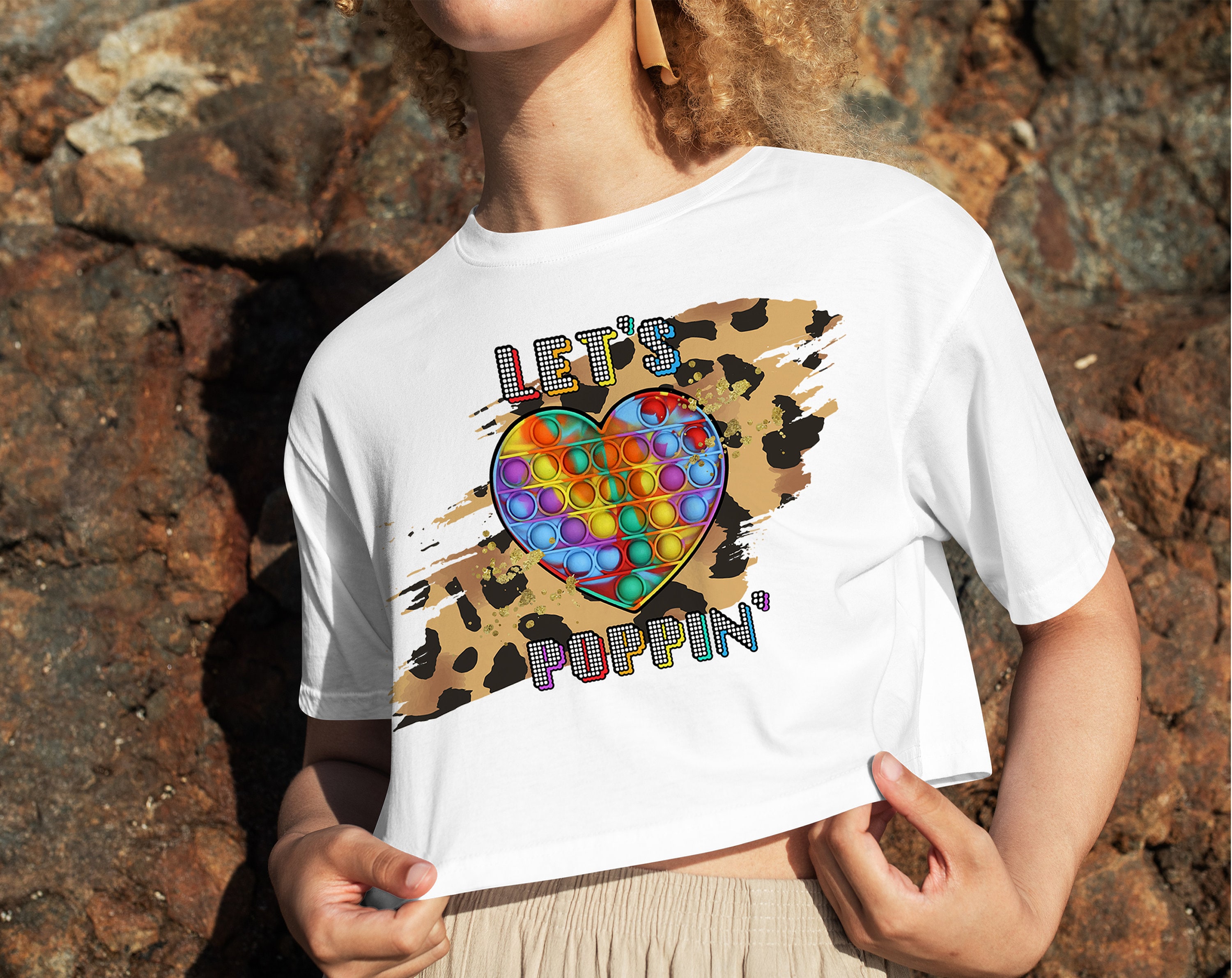 Let's Poppin' SVG/PNG Files Just Poppin Tie Dye Push - Etsy