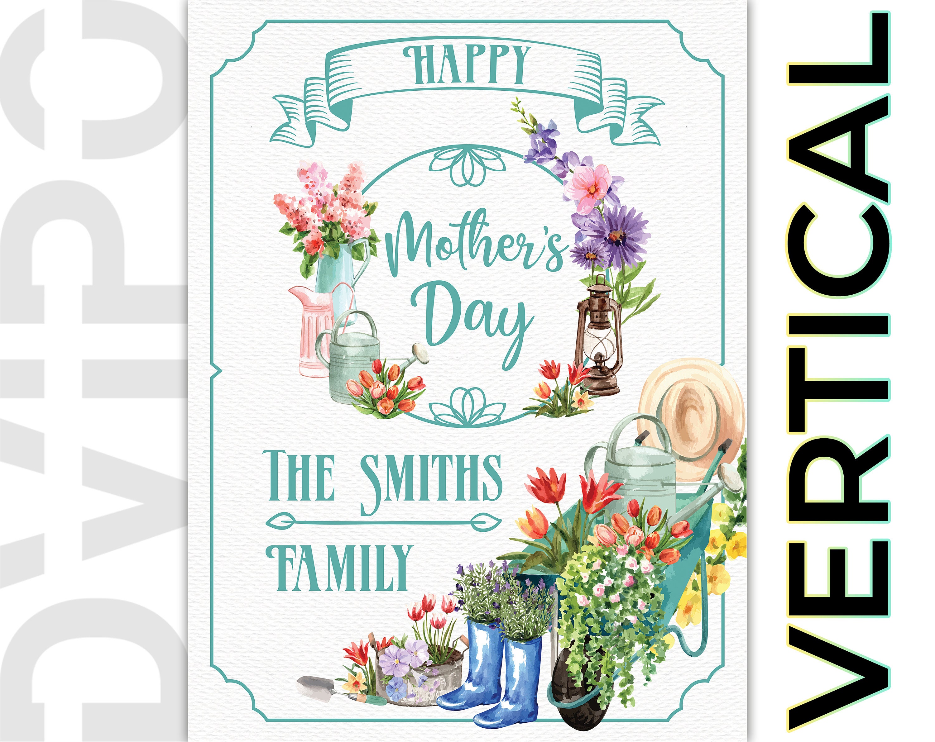 Mother’s Day Welcome Sign, Rustic Mother’s Day Poster, Family ...