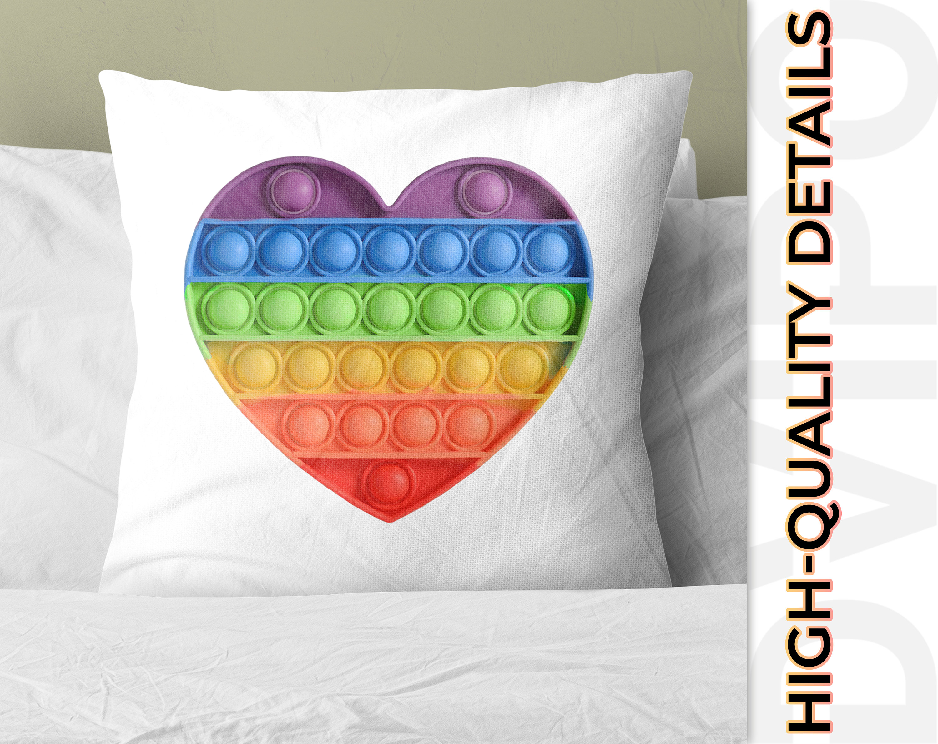 Pop Bubble Fidget SVG/PNG Files Rainbow Push Fidget Simpl - Etsy Canada