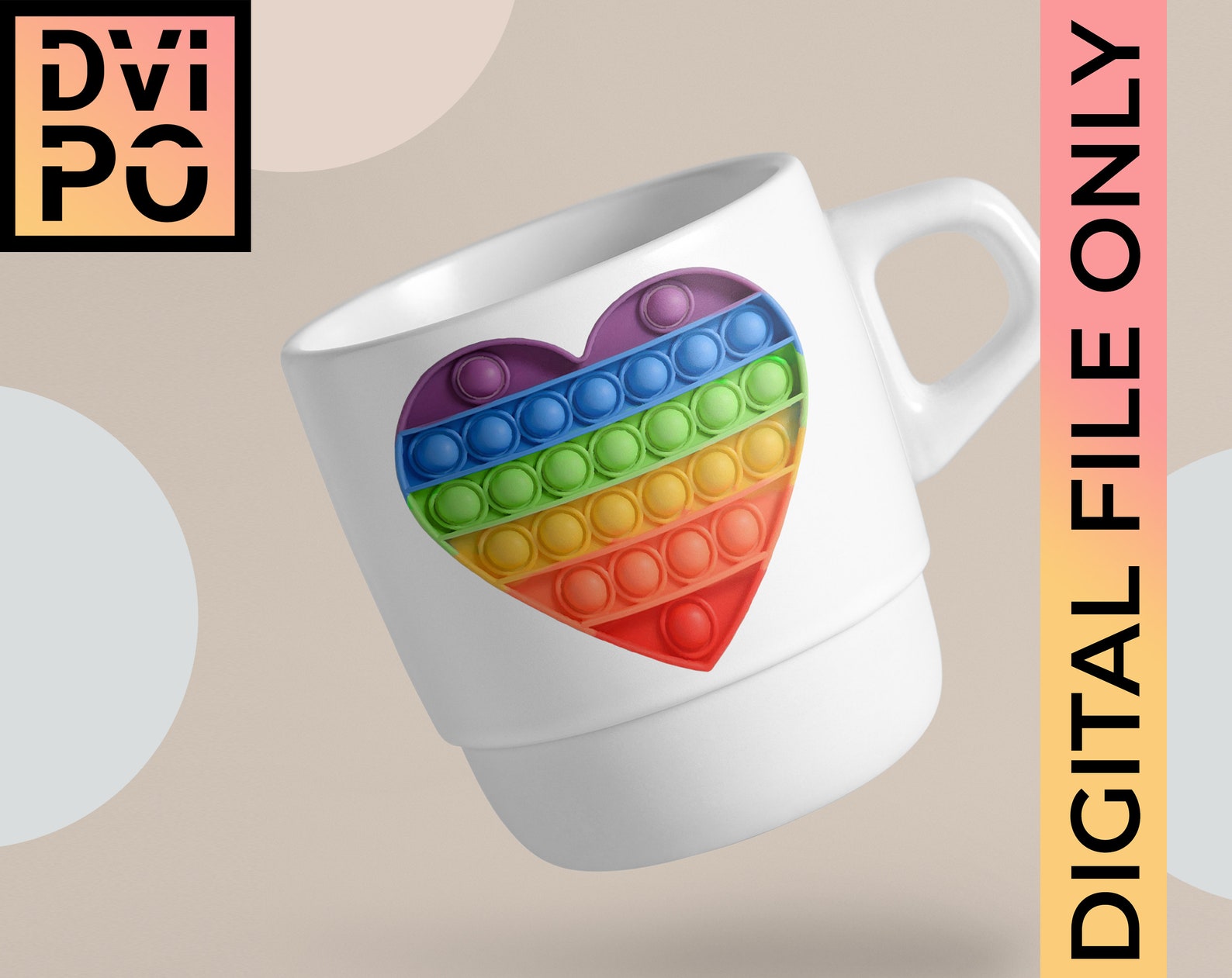 Pop Bubble Fidget SVG/PNG Files Rainbow Push Fidget Simpl - Etsy Canada