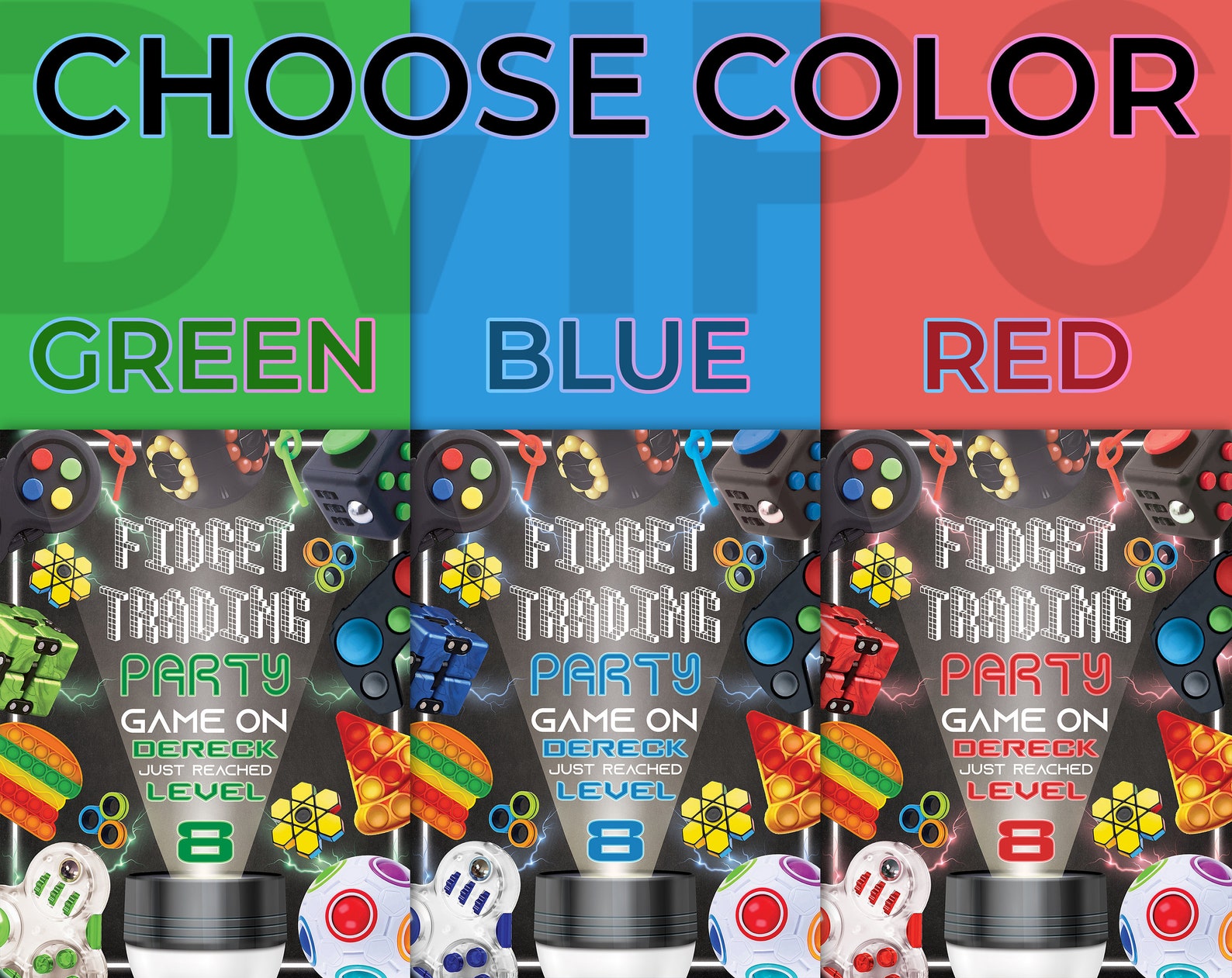 Fidget Trading Birthday Party Poster Pop Bubble Fidget Toy - Etsy