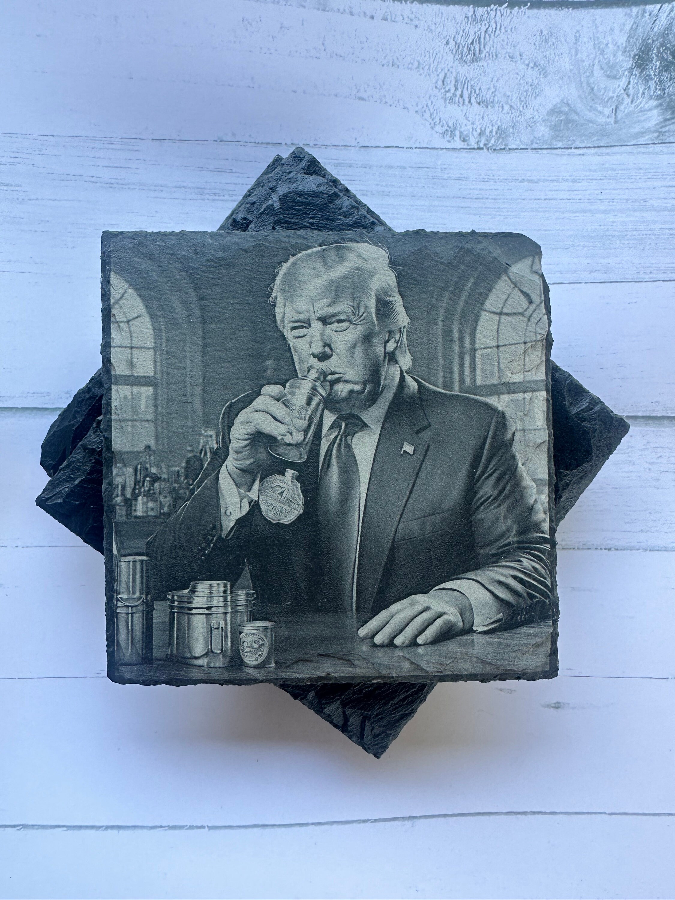 Trump Slate Coasters - Etsy