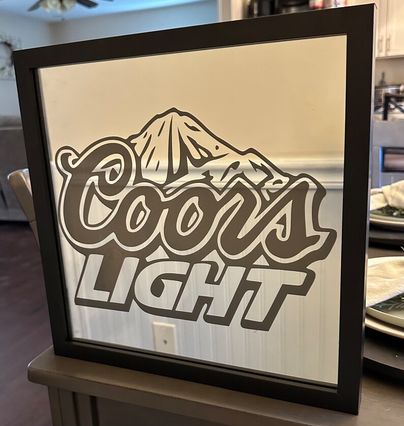 Engraved Mirrors Beer Logos Personalized Logos or Sayings - Etsy