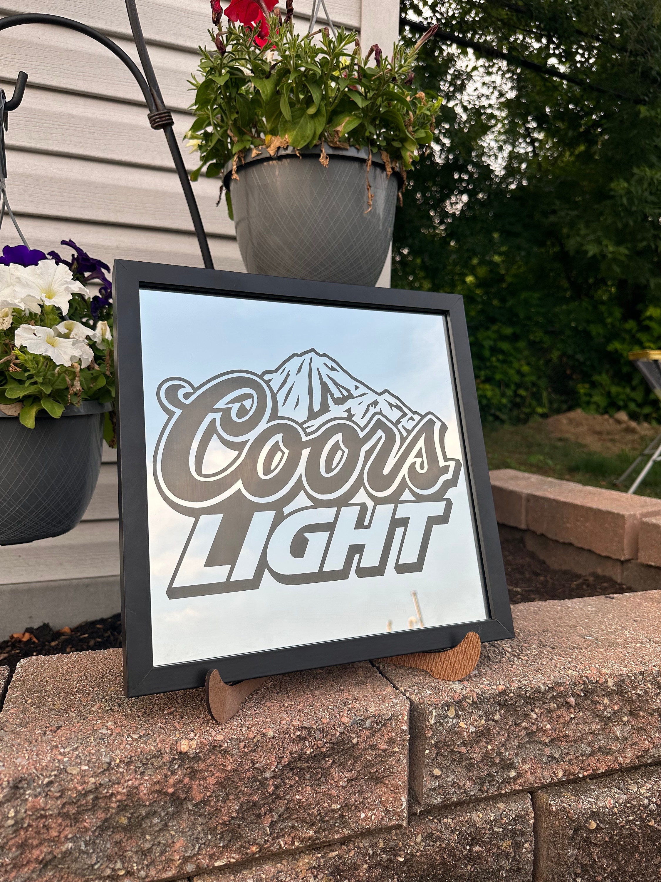 Engraved Mirrors, Beer Logos, Personalized Logos or Sayings and Sports ...