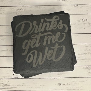 Funny Slate Coasters - Etsy