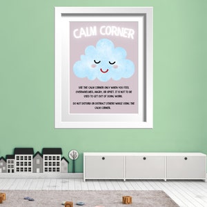 7 Calming Corner Classroom Posters Bundle School Psychologist Printable ...