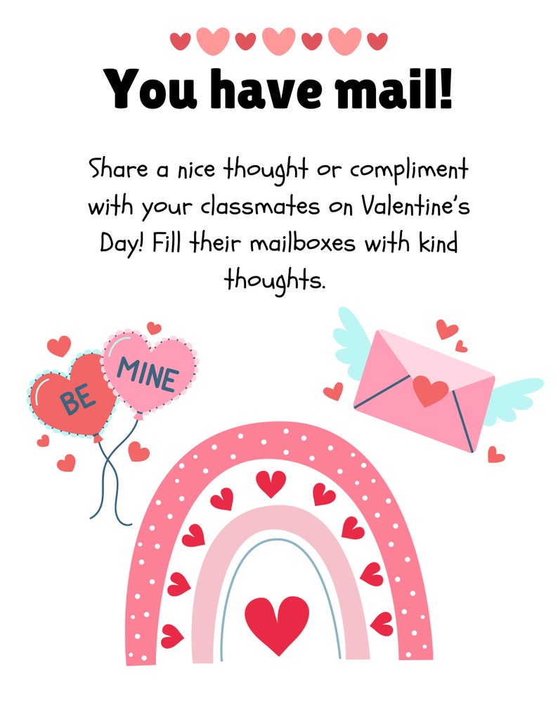 Valentine's Day Activity, Valentine's Kindness Craft, Elementary ...
