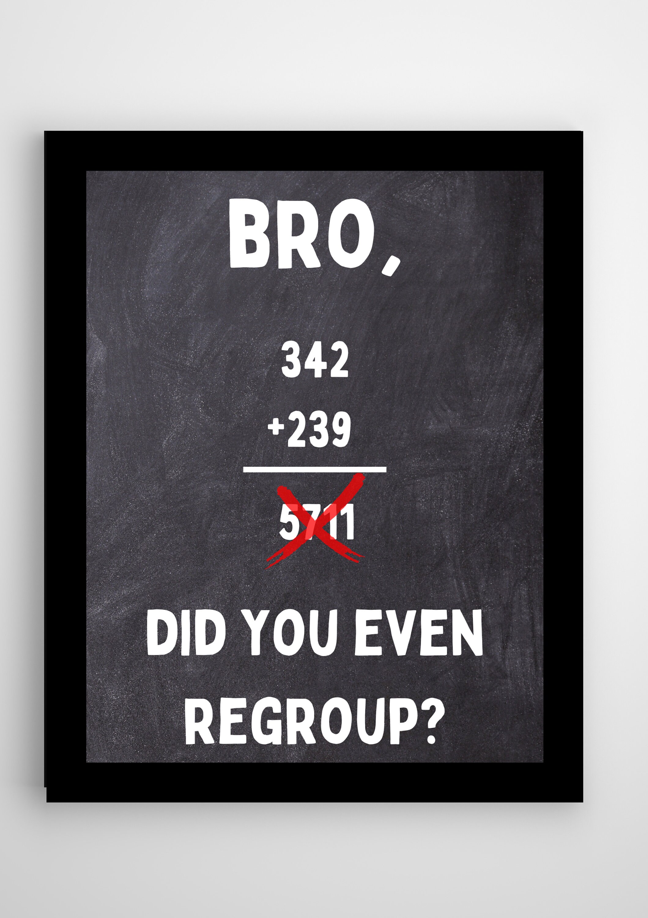 Math Classroom Poster, Funny Math Prints, Middleschool Junior High ...