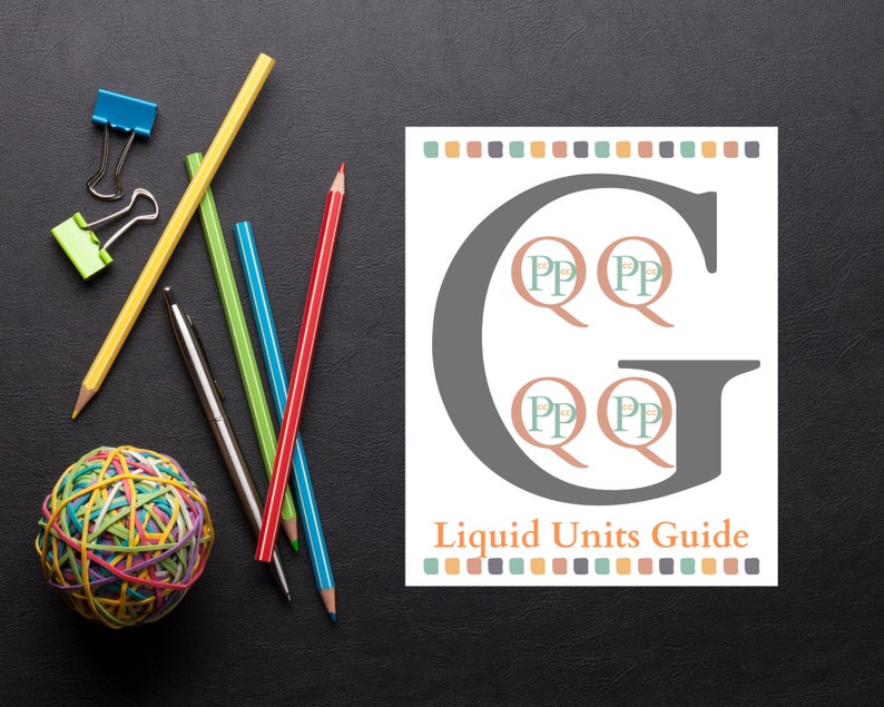 Liquid Measurement Conversion Sheet Liquid Units Guide Classroom Decor Reference Sheet Printable ...