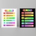 Set of 2 GEMDAS Posters, Order of Operations, Math Learning Poster ...