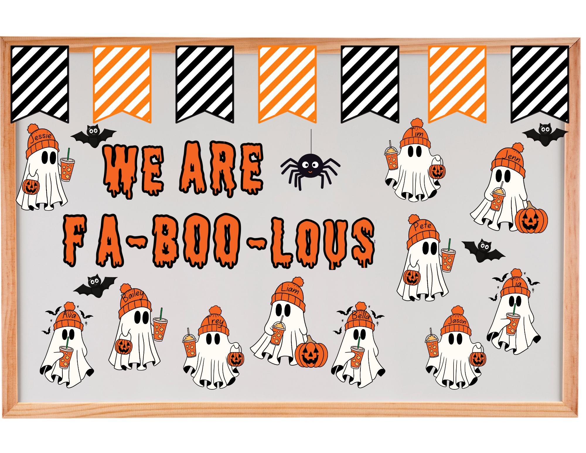 Faboolous Halloween Bulletin Board Kit Digital Download Printable Cute ...