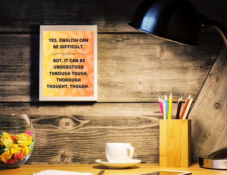 English ELA Funny Posters Teacher Memes Bundle of 12 Printable Digital ...