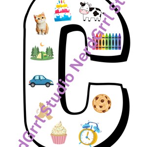 Letters Numbers Sounds, Printable Alphabet, Classroom Homeschool Decor ...