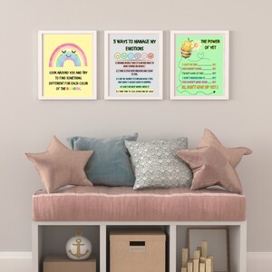 7 Calming Corner Classroom Posters Bundle School Psychologist Printable ...