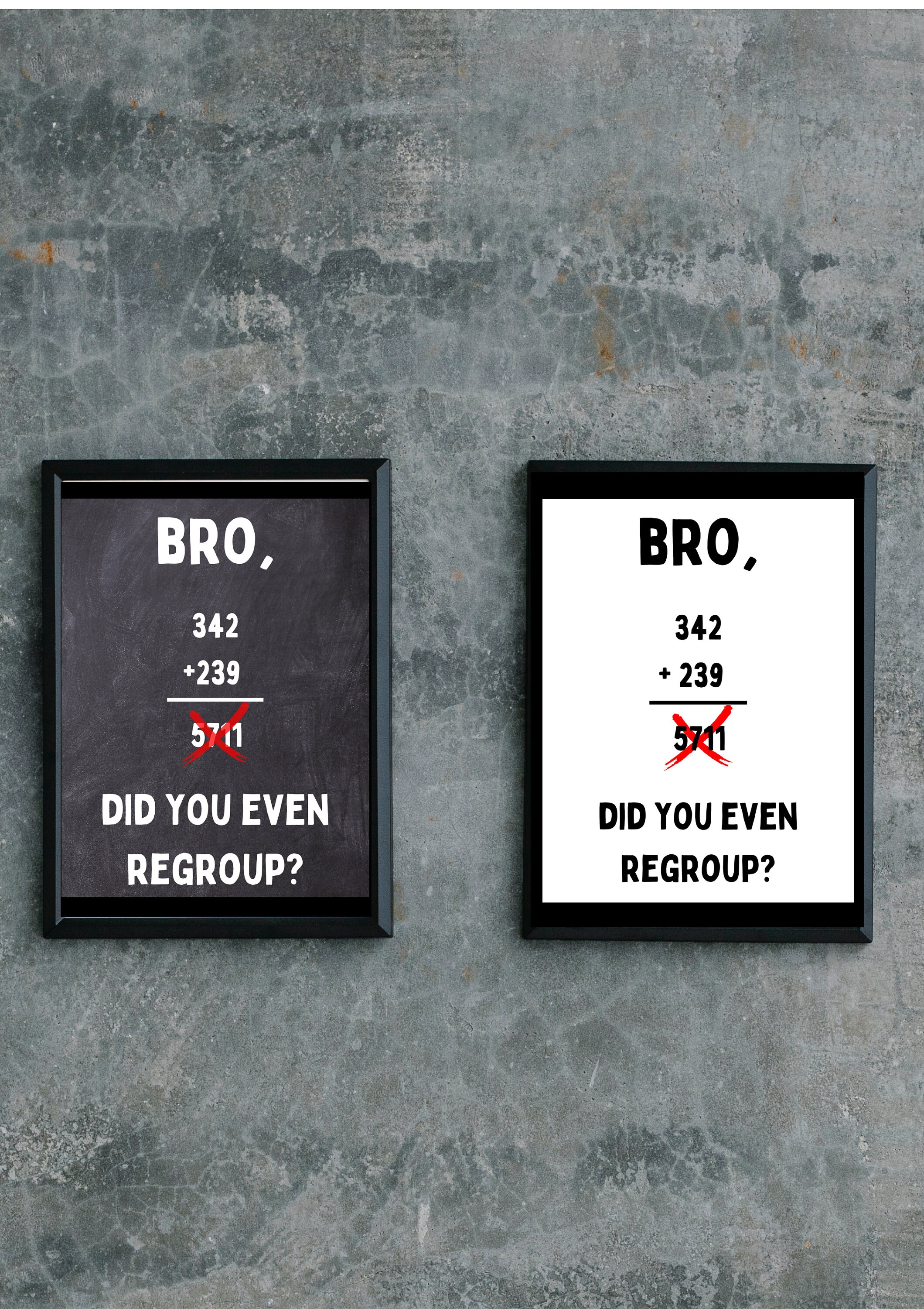 Math Classroom Poster, Funny Math Prints, Middleschool Junior High ...