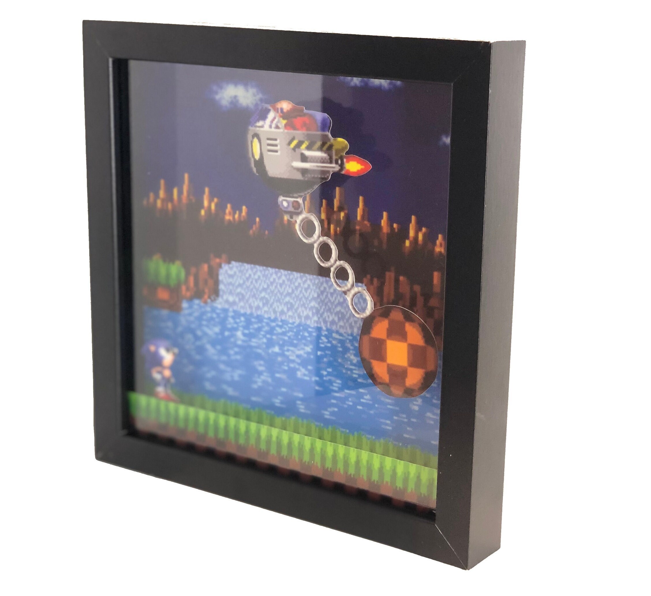 Sonic the Hedgehog 3D Shadowbox - Etsy