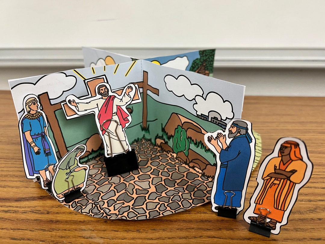 Classroom Use - Easter-diorama - Activity - Crucifixion - Jesus - PDF ...