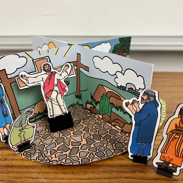 Crucifixion of Jesus Diorama - Etsy