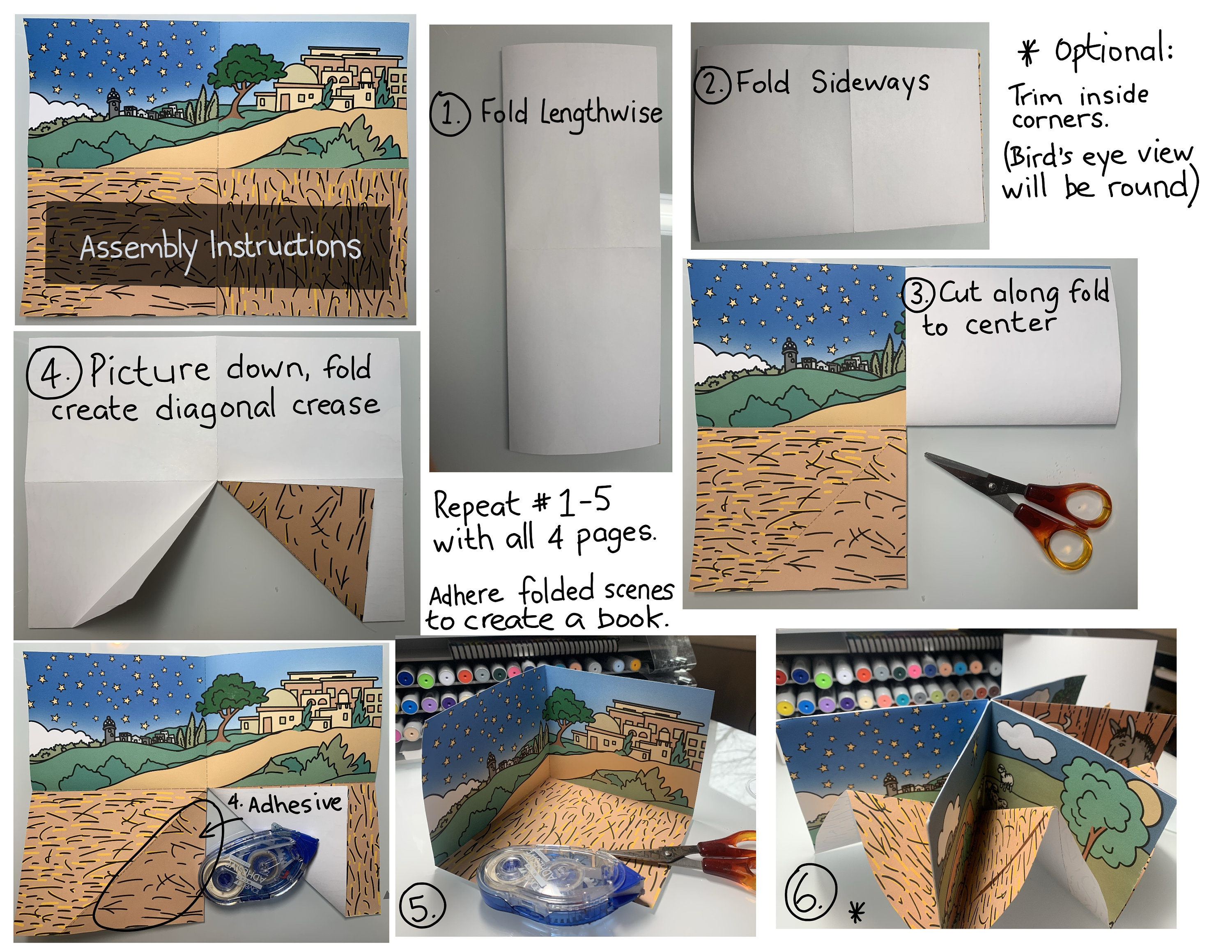 Nativity Diorama Activity Booklet Christmas Mary and Joseph PDF ...