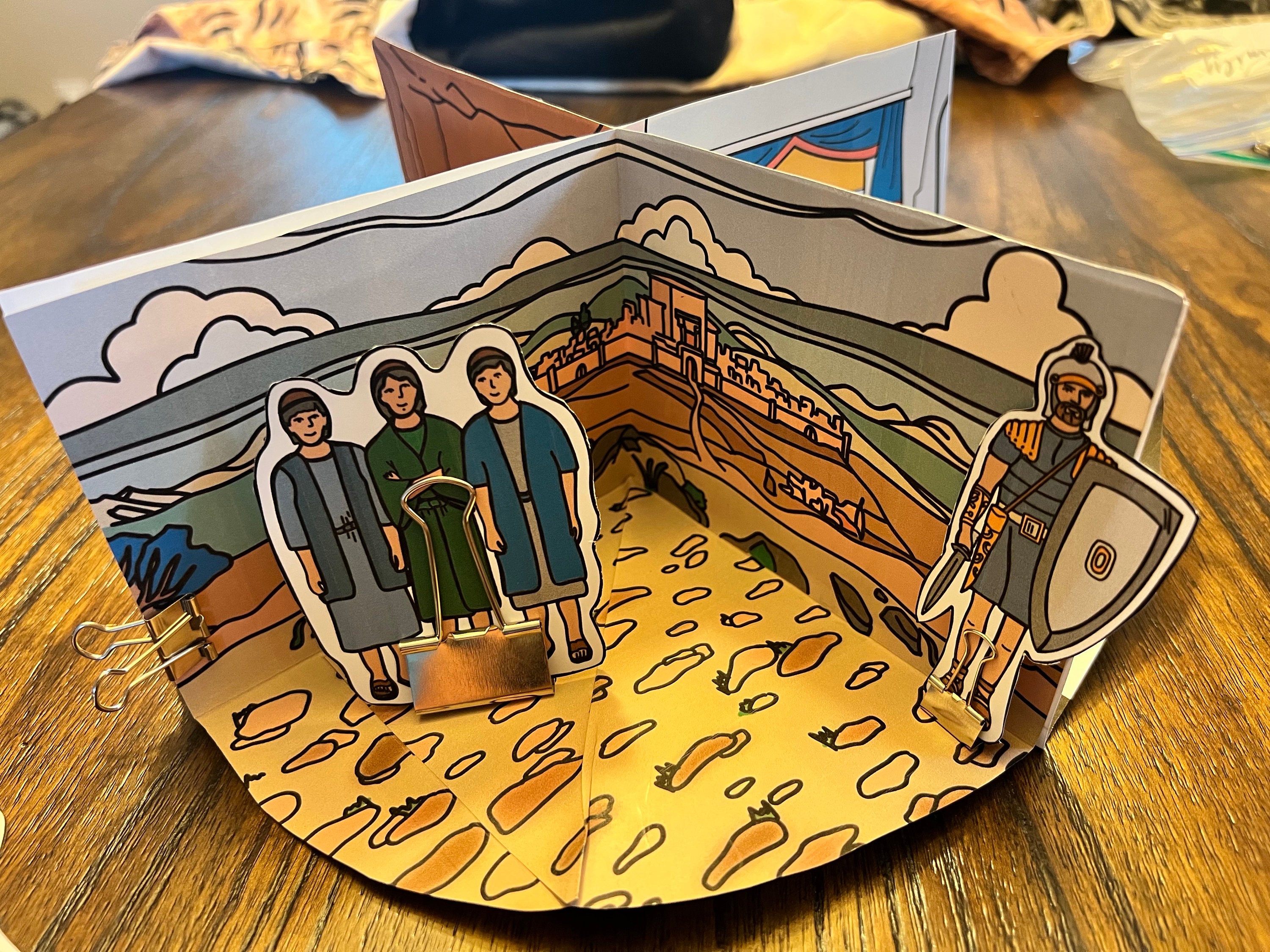 Daniel-diorama - Activity Booklet - Lions Den - Daniels Friends - PDF ...