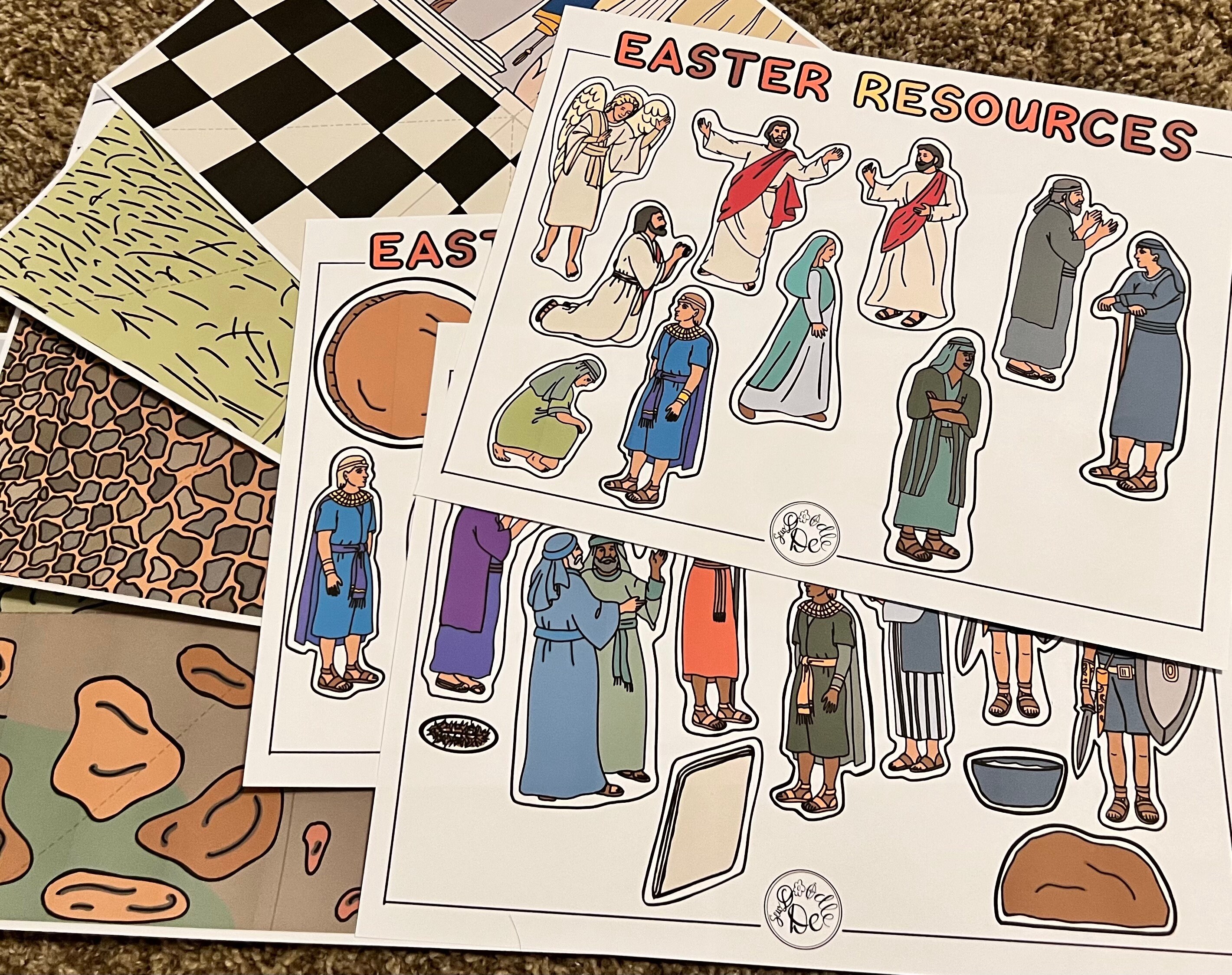 Classroom Use - Easter-diorama - Activity - Crucifixion - Jesus - PDF ...