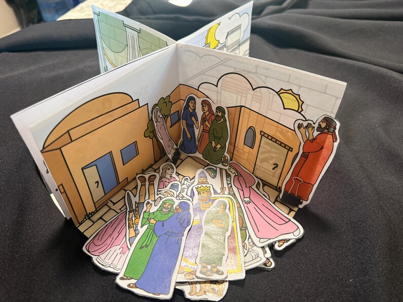 Esther Unfolding Stories™–printable Diorama Activity Booklet–bible ...