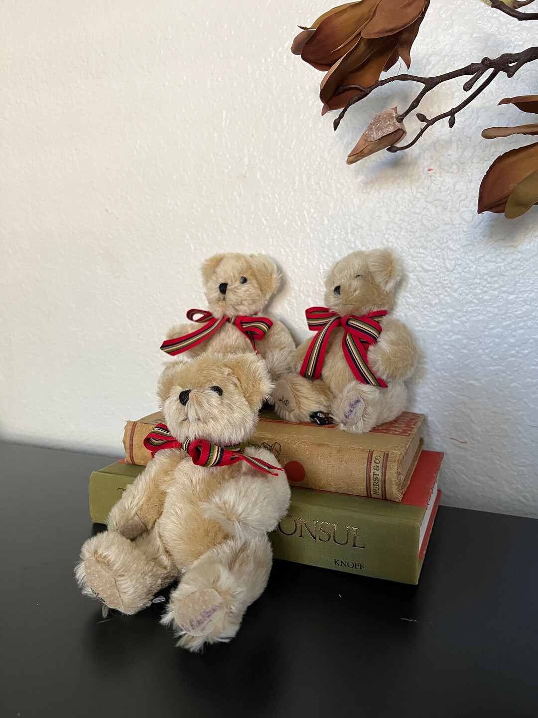 RARE Vintage Canterbury Bears, Signed and Numbered Mohair Jointed ...