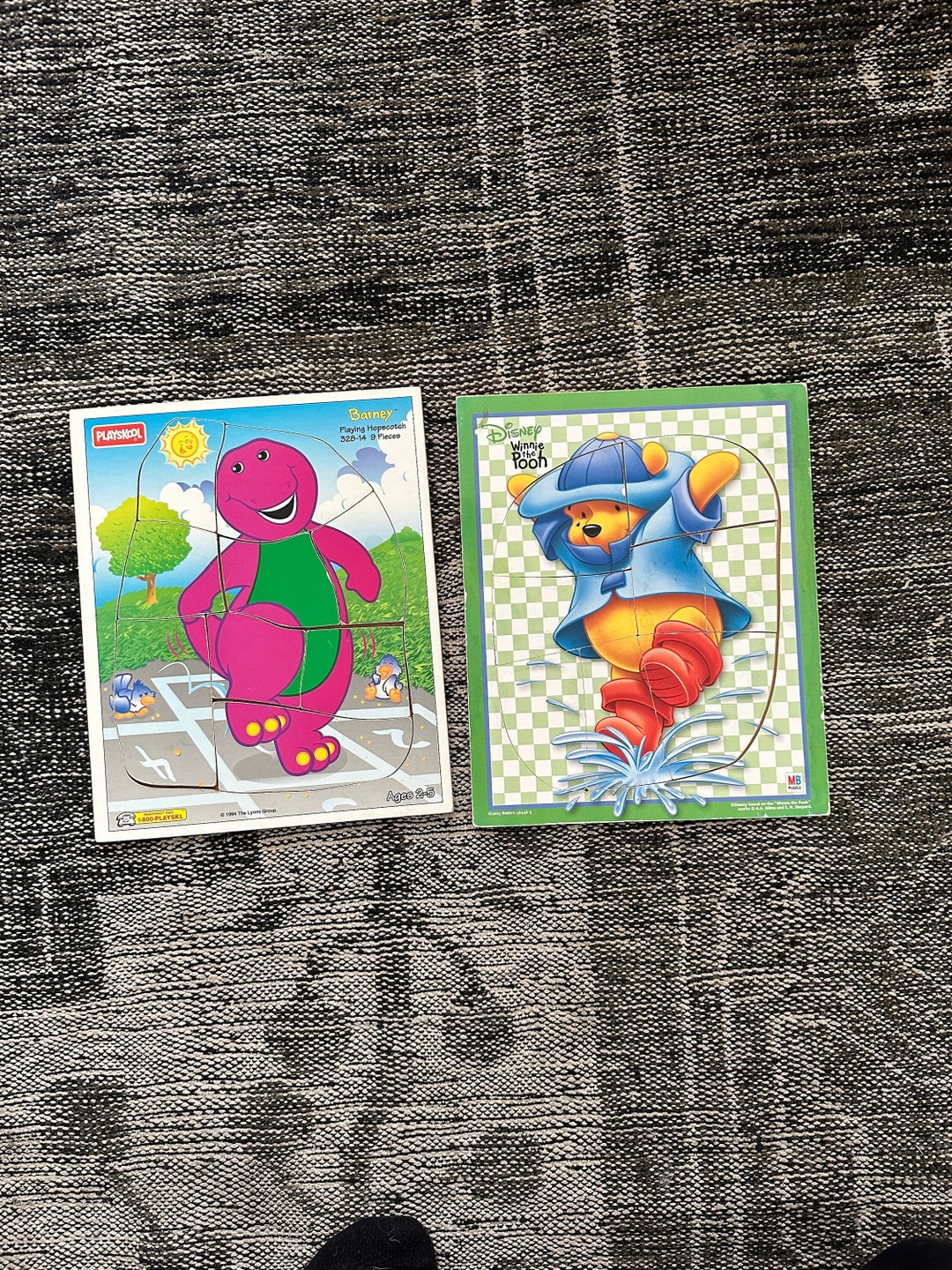 Vintage Barney Puzzle, Winnie the Pooh Puzzle, 90s and Y2k Kids Toys - Etsy