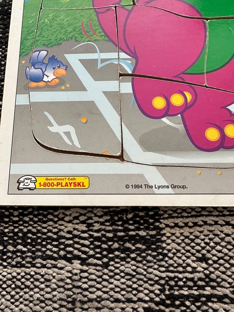 Vintage Barney Puzzle, Winnie the Pooh Puzzle, 90s and Y2k Kids Toys - Etsy