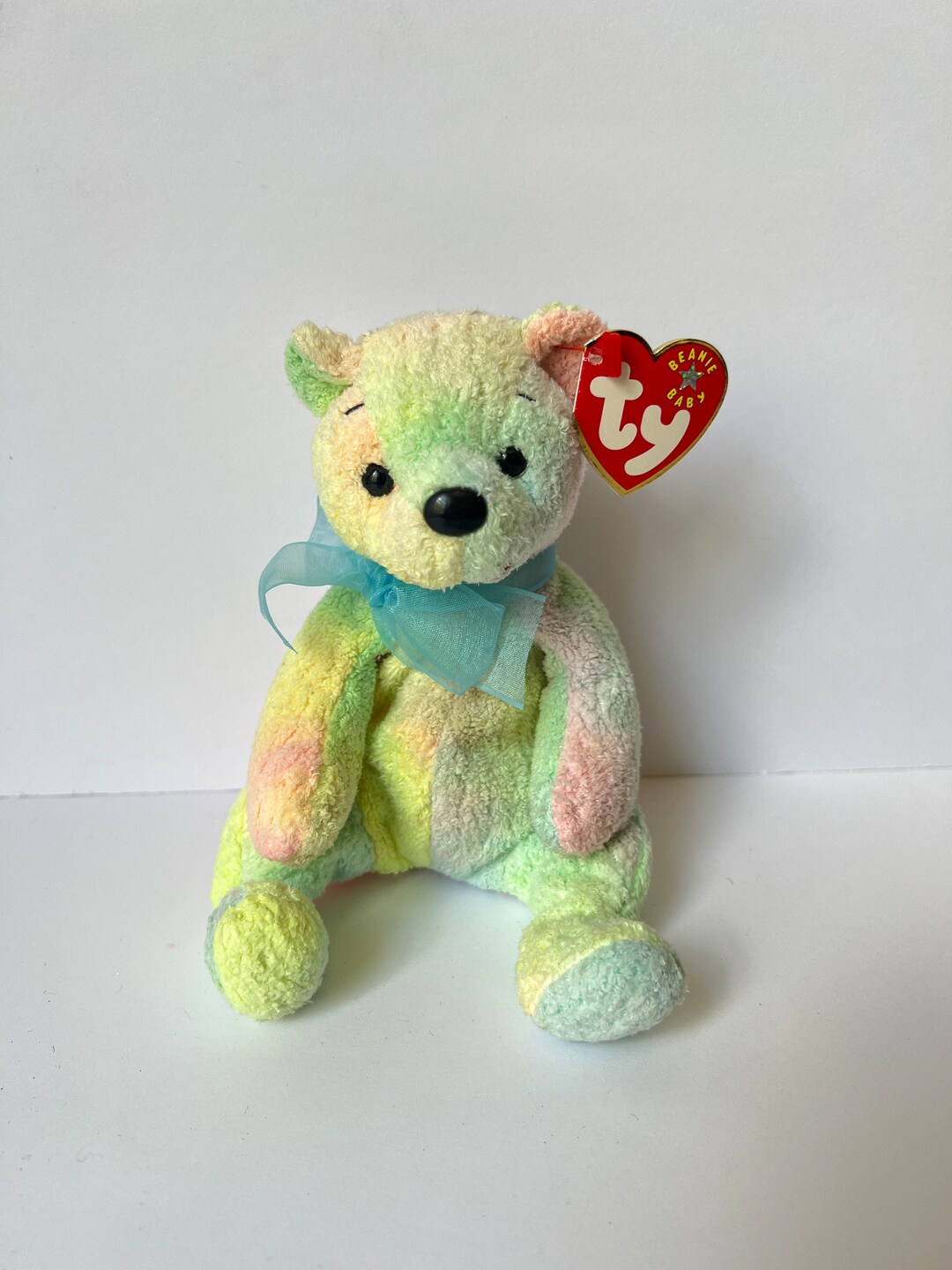 TY Beanie Baby Mellow the Bear, Vintage Bean Baby Y2K Toys Stuffed ...