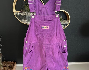 Purple Overalls - Etsy