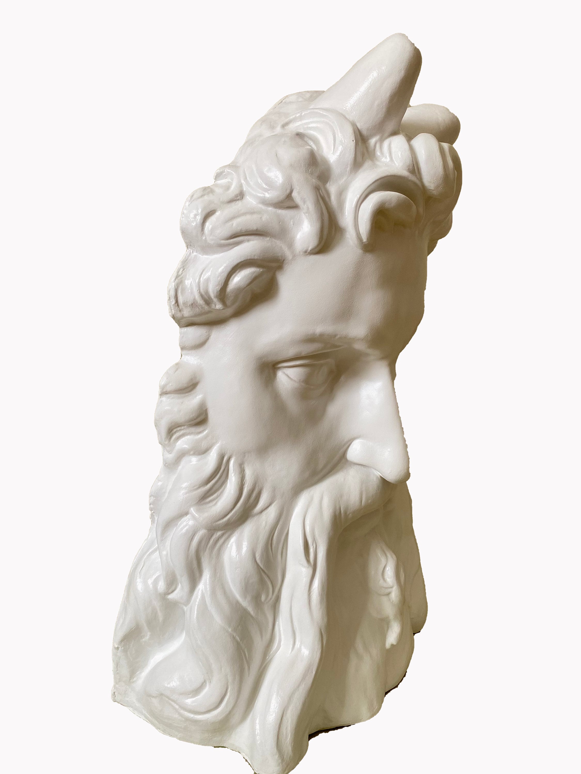 Moses Head, Michelangelo, Pop Art Sculpture, Modern Sculpture ...