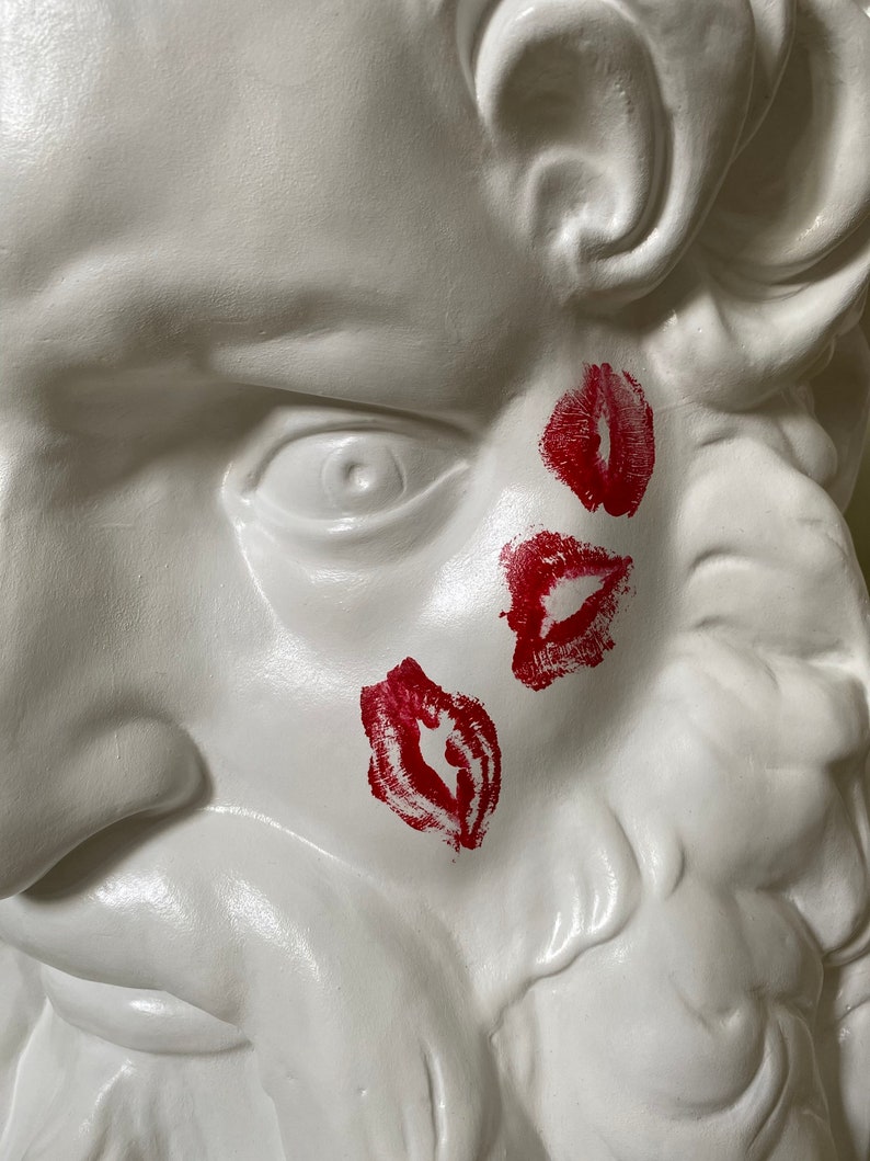 Moses Head, Michelangelo, Pop Art Sculpture, Modern Sculpture ...