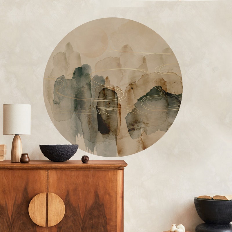 Circle Wall Decals - Etsy