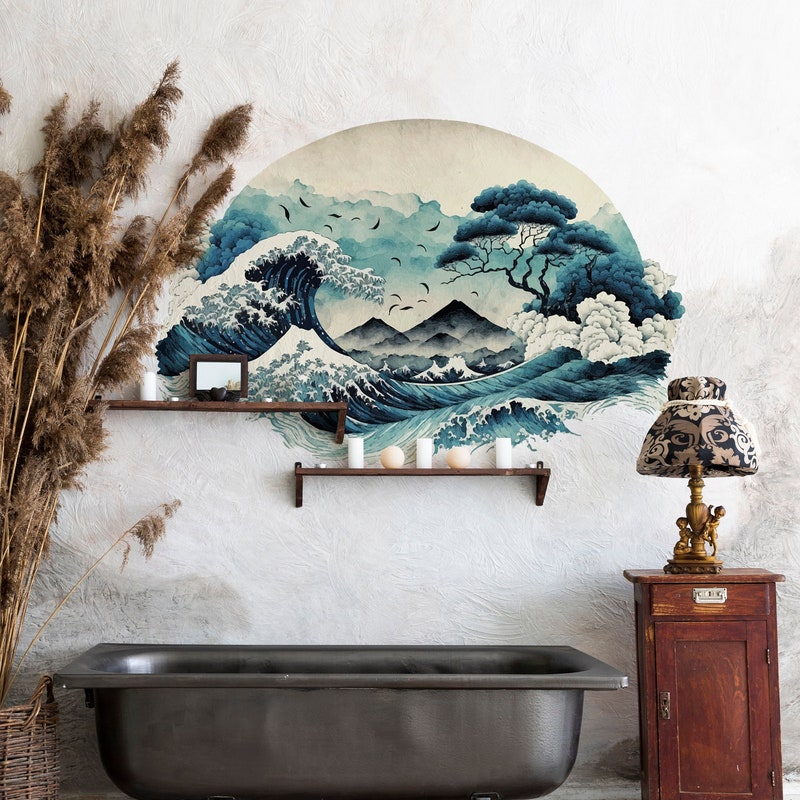 Waves Wall Decal - Etsy
