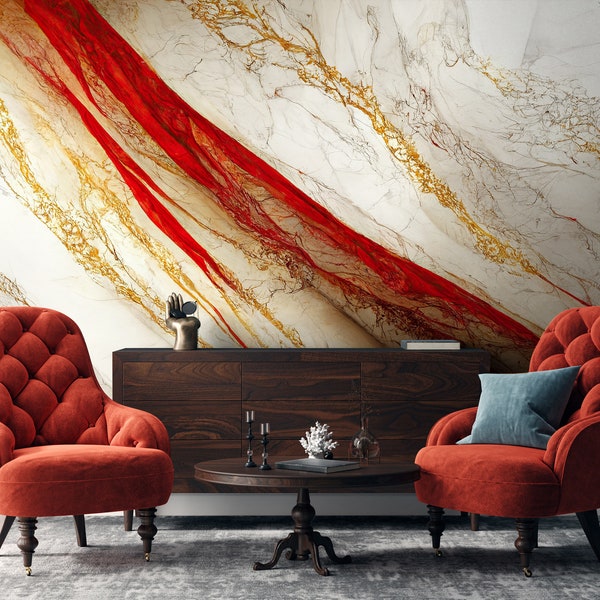 Marble Wall Mural - Etsy