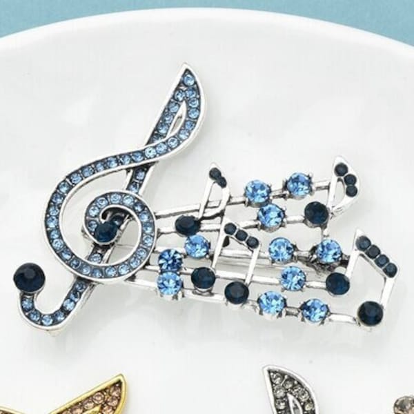 Music Note Pin - Etsy